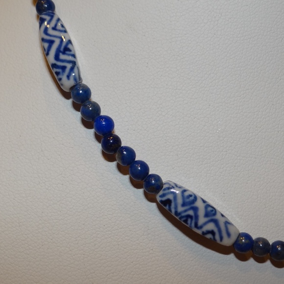 Sajen (Offerings) Jewelry | Jewelry | Sajen 6 Lapis Bali Bead Necklace ...